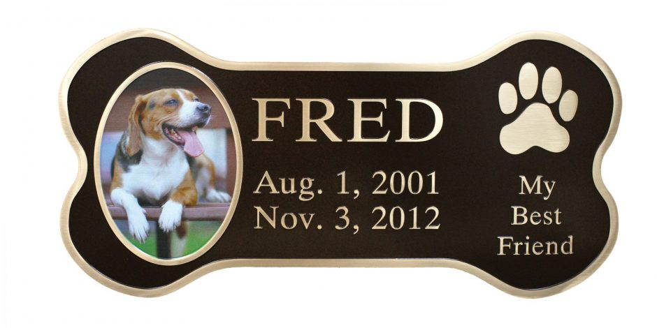 Custom Pet Memorial Plaques | Metal Designs