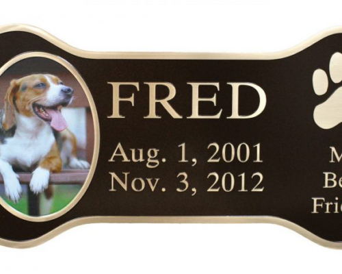 Custom Pet Memorial Plaques | Metal Designs